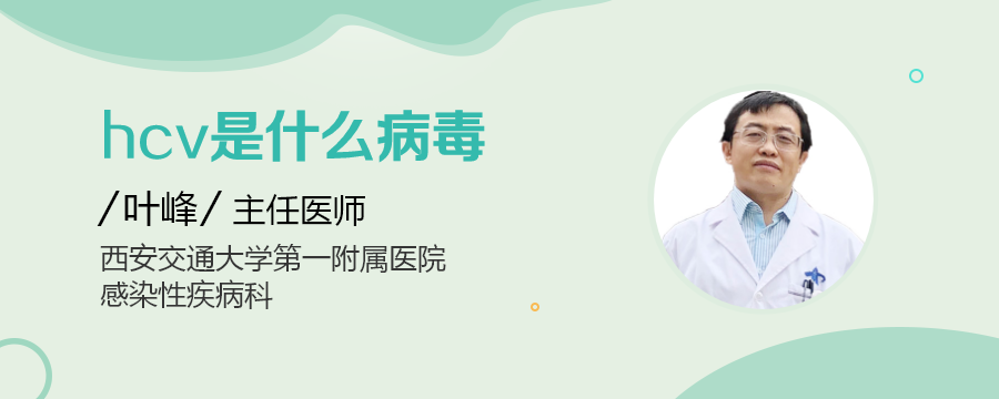 hcv是什么病毒_民福康